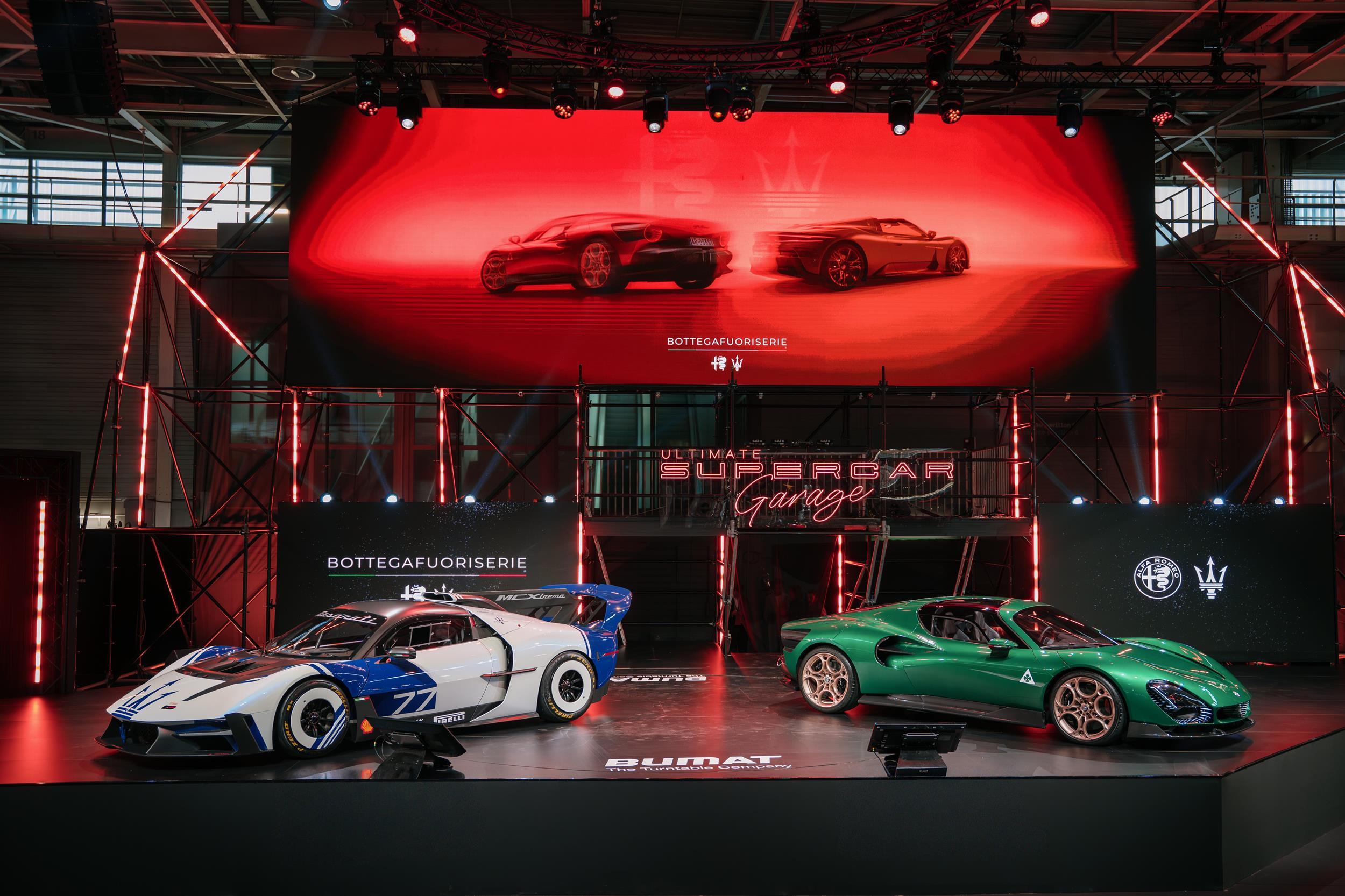 BOTTEGAFUORISERIE shines at Ultimate Supercar Garage with Alfa Romeo ...
